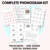 Complete Phonogram Kit: Games & Flashcards (Ages 4-10)