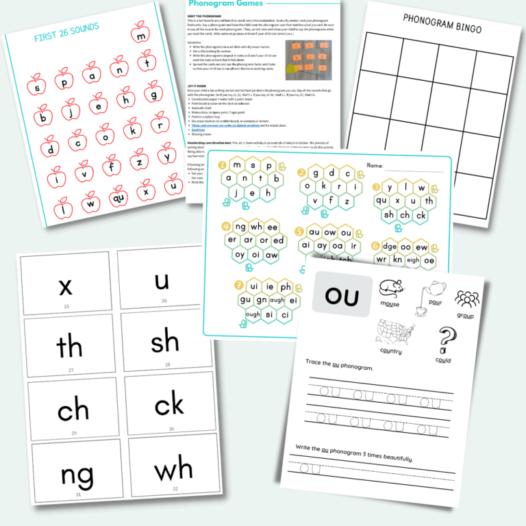 Complete Phonogram Kit: Games & Flashcards (Ages 4-10)
