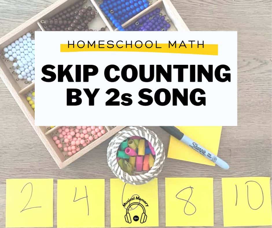 Short, Sweet, Catchy Song for Skip Counting by 2 [30 seconds]