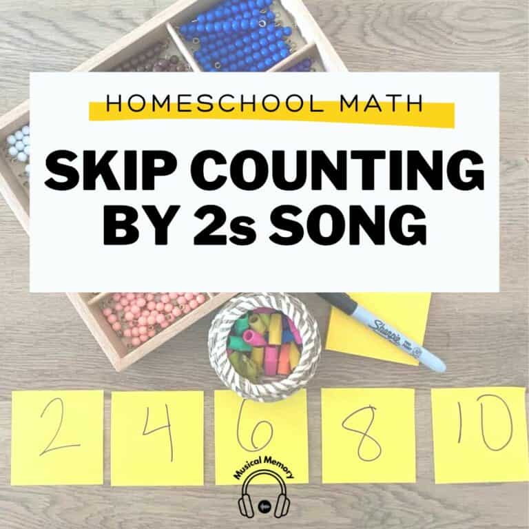 Short, Sweet, Catchy Song for Skip Counting by 2 [30 seconds]
