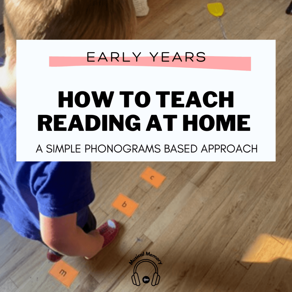 How to Teach Reading at Home with Phonics & Phonograms - Musical Memory