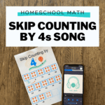 Count by 4 - Simple Children's Song & Chart - Musical Memory