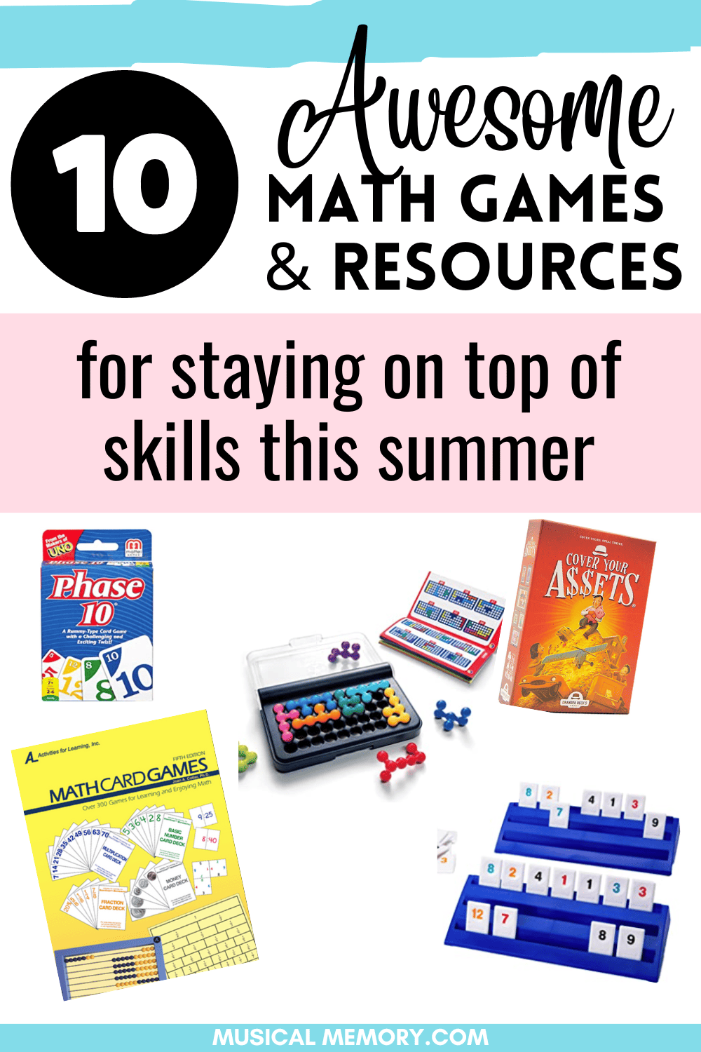 7 Fun Summer Math Options for Homeschoolers - Musical Memory