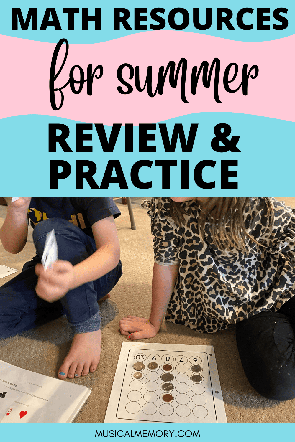 7 Fun Summer Math Options for Homeschoolers - Musical Memory