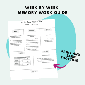 Musical Memory Work Cycle 3 - Fun Learning Songs (Ages 4-12)