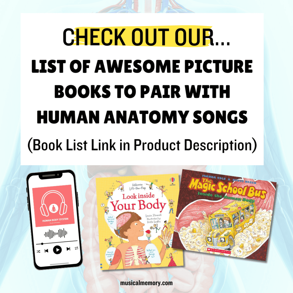 Human Anatomy Songs & Guide for Homeschool Science - Musical Memory