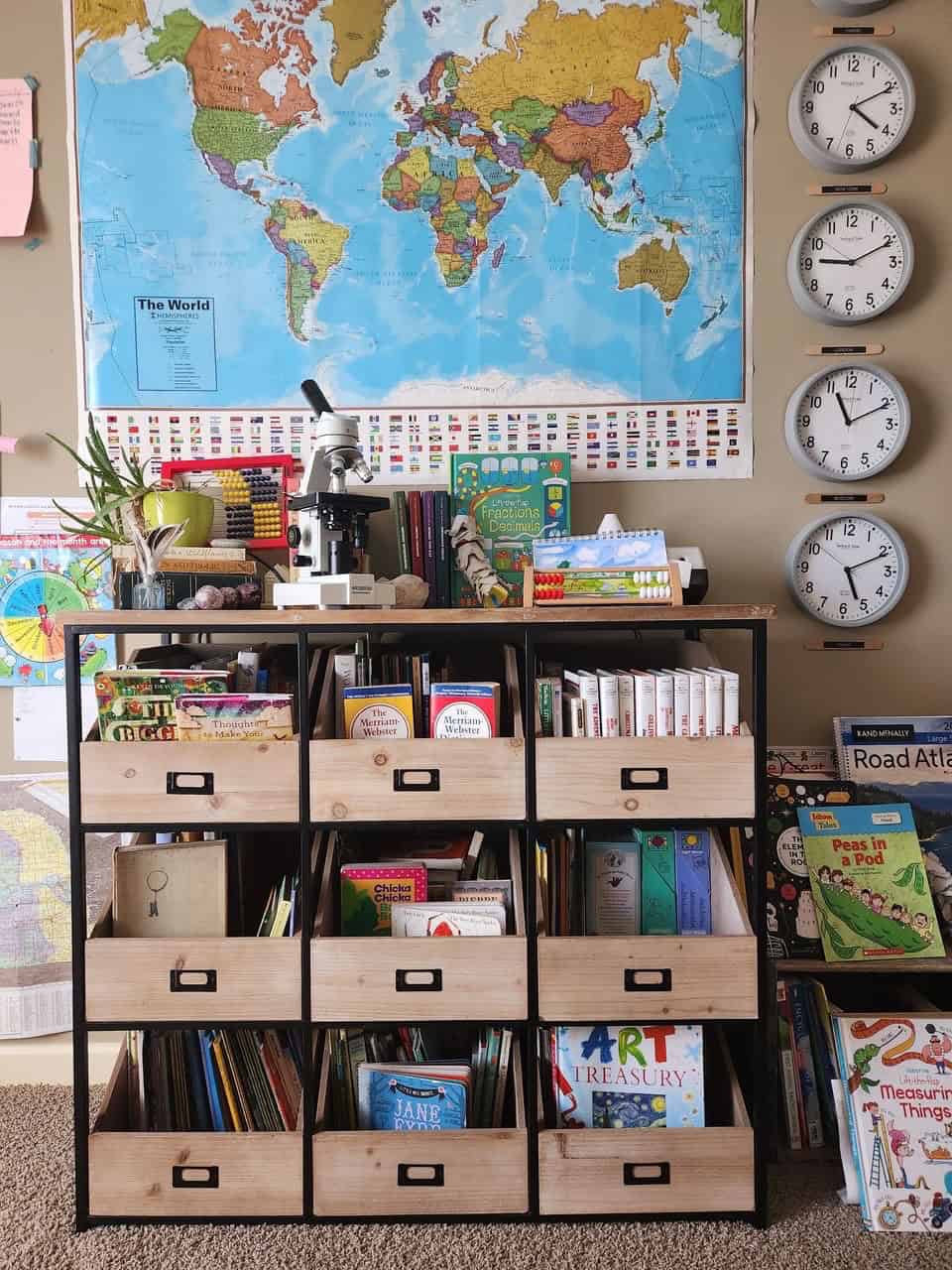 The Ultimate List of Homeschool Room Ideas & Organization - Musical Memory