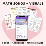 33 Math Songs For Kids Ages 4-10 [Instant Download] - Musical Memory